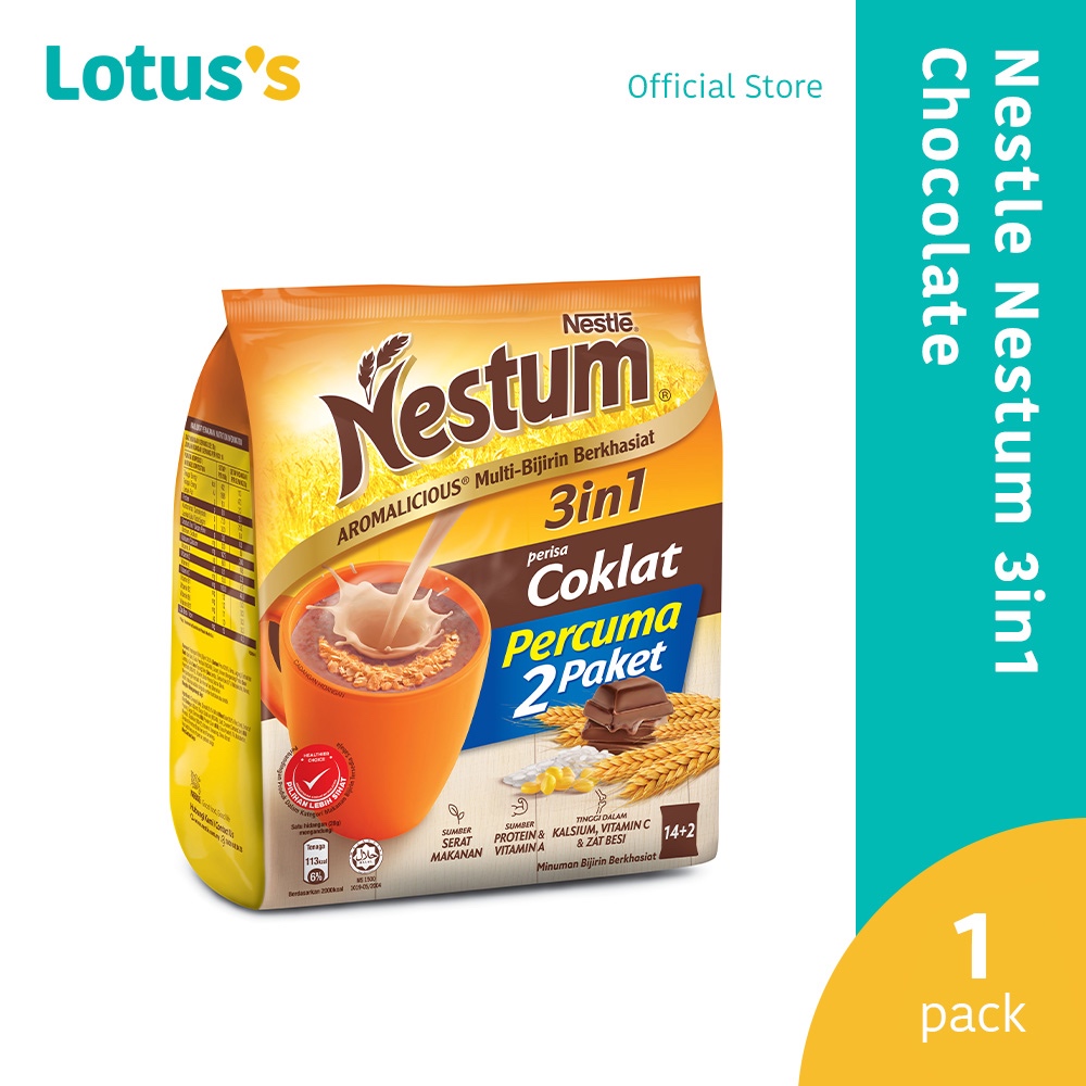 NESTLE NESTUM® 3in1 Chocolate (28g x 14's) FOC 2S | Shopee Malaysia