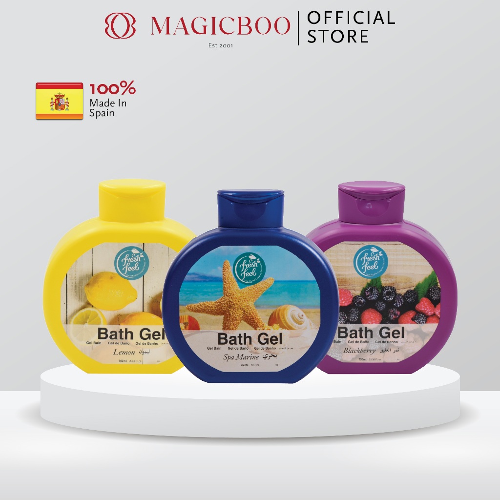 Magicboo Fresh Feel Bath Gel - 750ml 沐浴Gel | Shopee Malaysia