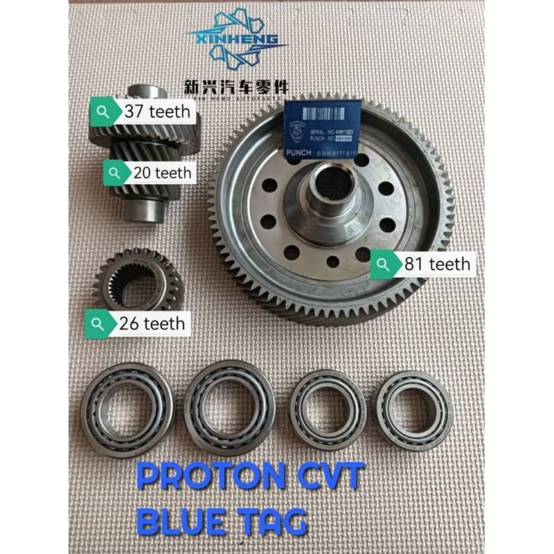 PROTON CVT BLUE TAG (NEW)(81T X 37T 20T- 26T) | Shopee Malaysia