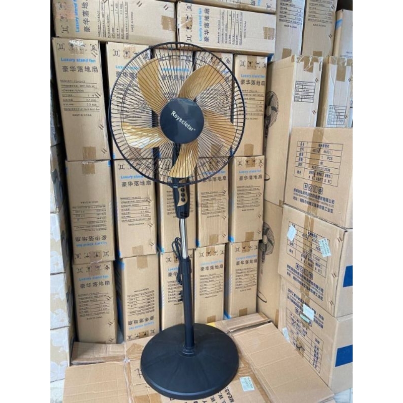 Kipas Berdiri Jimat Royscletar Stand Fan 16 inch Floor Fan Home Office Shaking Head Vertical Fan ...