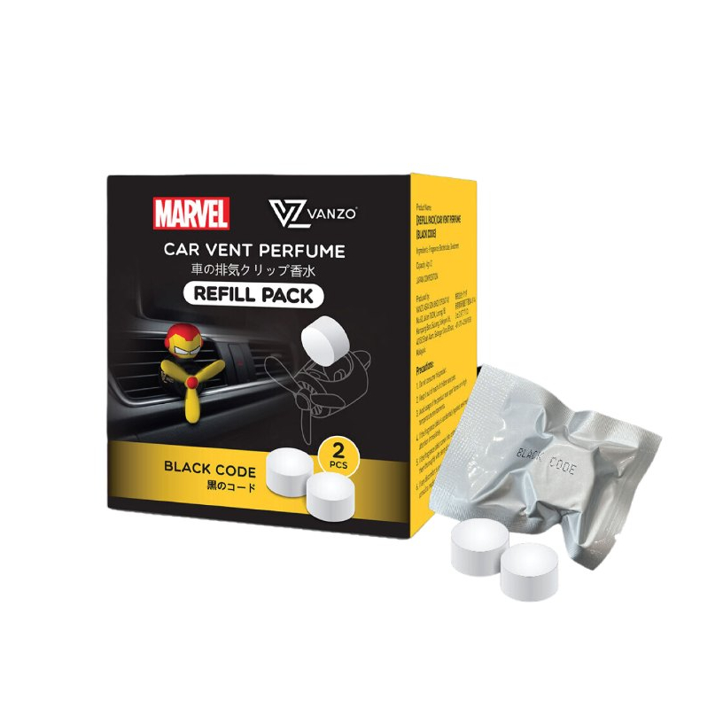 【Refill】Vanzo Marvel Car Perfume Captain America Ironman Thor Spiderman ...