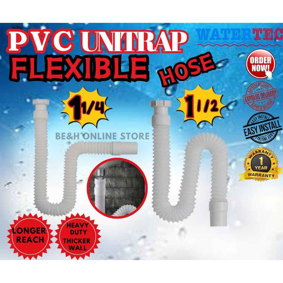 Flexible UNITrap Hose for Bathroom Basin Kitchen Sink Flexible hose ...