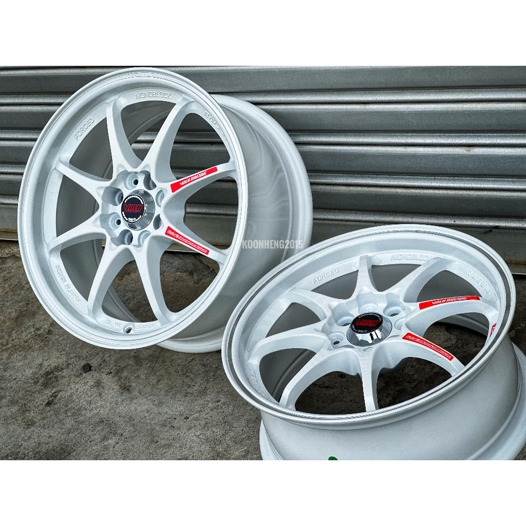 New Car Sport Rim Thailand RAYS CE28 Wheels 15x6.5J 4x100 ET40 White ...
