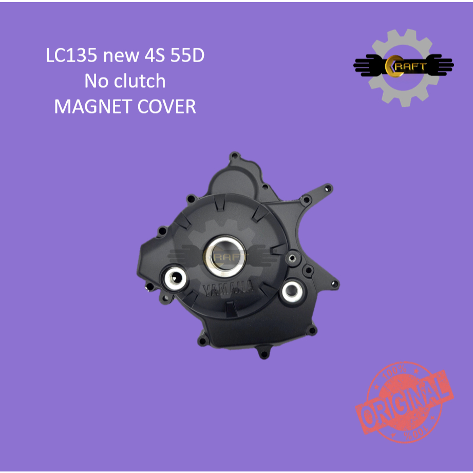 YAMAHA LC135 V2 -V7 4S MAGNET COVER 55D-E5411-00 100% ORIGINAL LC135 N ...
