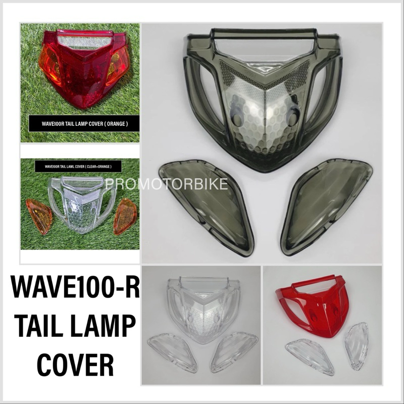 HONDA WAVE100R WAVE 100R WAVE R WAVE100 R TAIL LAMP COVER LAMPU ...
