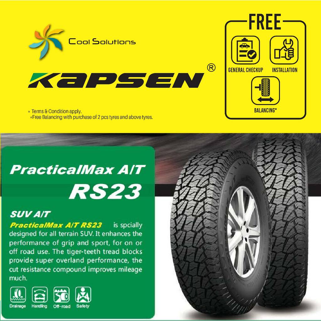 KAPSEN RS23 31X10.5R15; 245/70R16; 265/70R16; 265/60R18; 285/50R20 ...