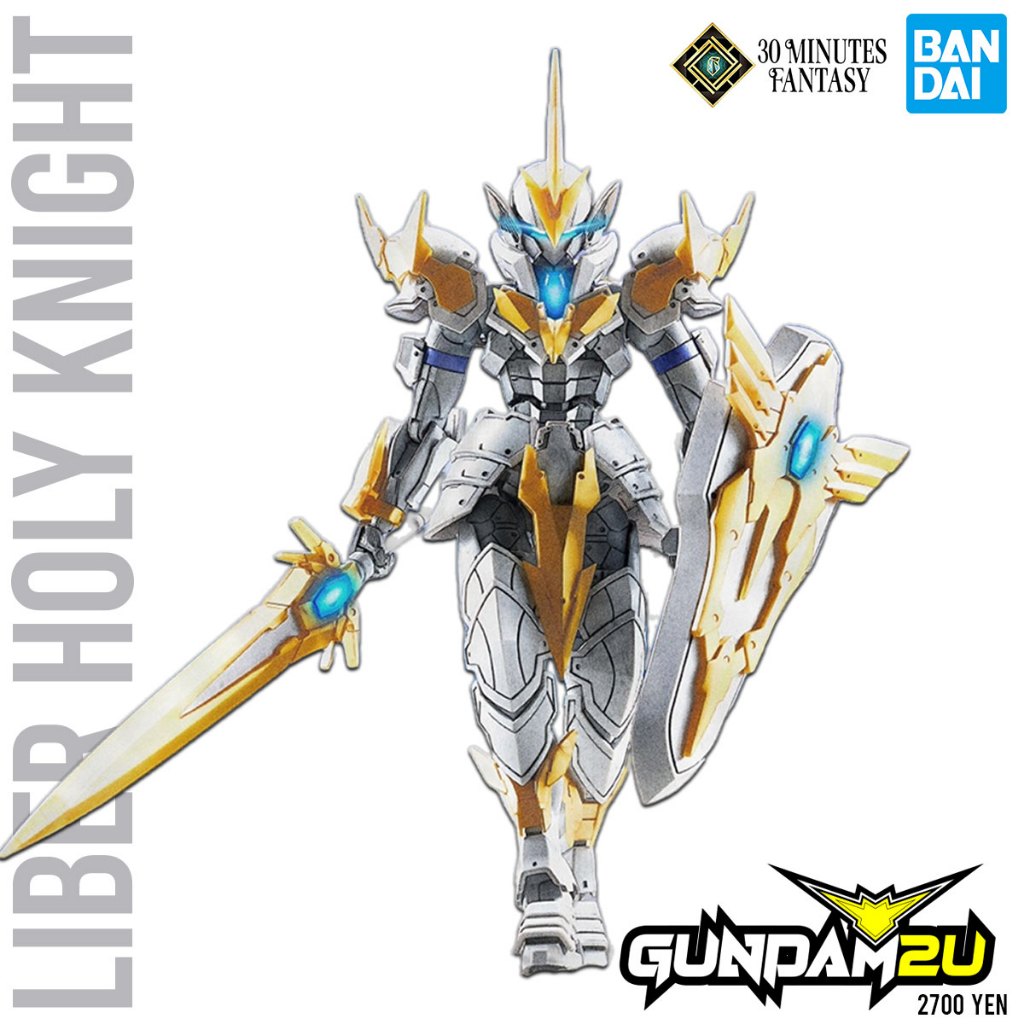 BANDAI 30MF Liber Holy Knight - 30 Minutes Fantasy 30MM Plastic Model ...