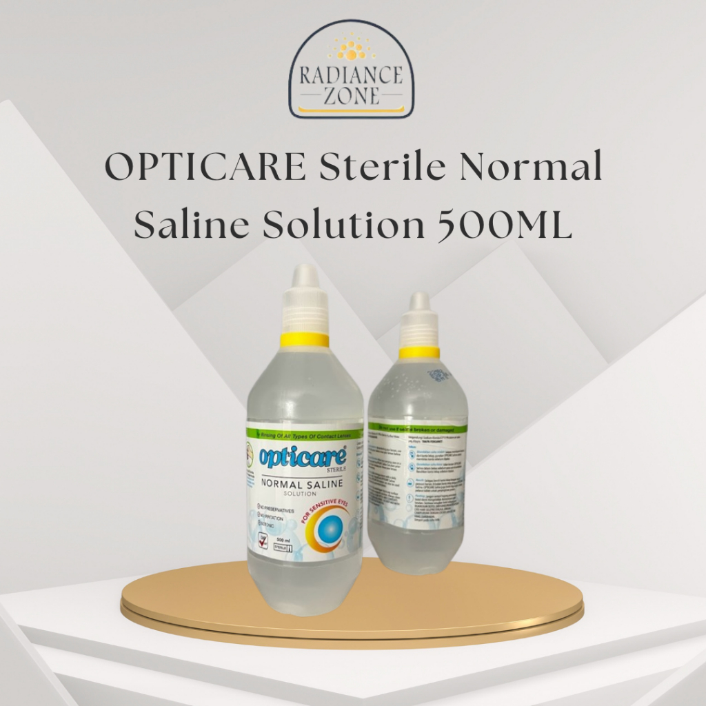 OPTICARE Sterile Normal Saline Solution 500ML | Shopee Malaysia