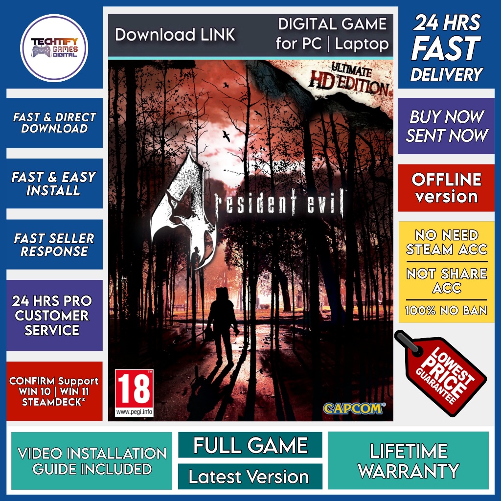 [PC Game] Resident Evil 4 Ultimate HD Edition - Offline [Fast Download ...