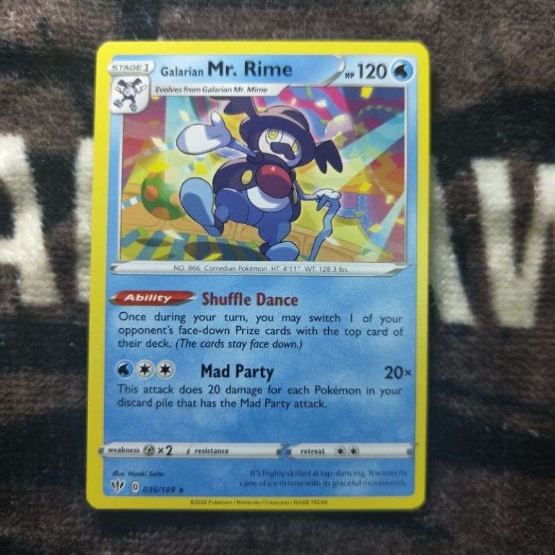 (Original Pokemon Trading Card Game) S&S: Darkness Ablaze. Galarian Mr ...