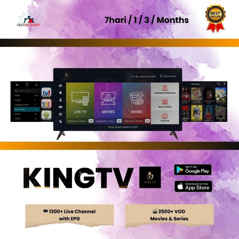 KING TV IPTV KINGTV KING TV MALAYSIA | Shopee Malaysia