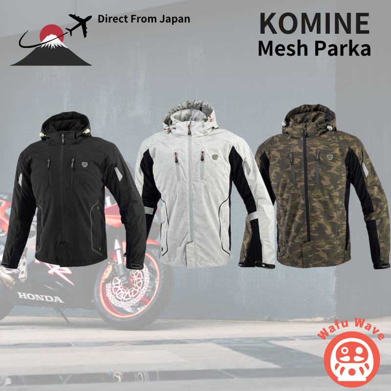 KOMINE Motorcycle JK-1123 Protect Half-Mesh Parka 07-1123 | Shopee Malaysia
