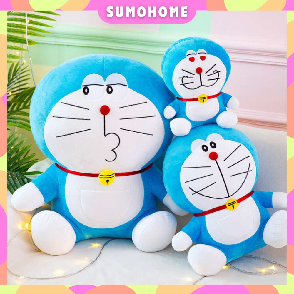 Doraemon Plushie Pillow Gift 25cm/50cm – Patung Comel Doraemon | Soft ...