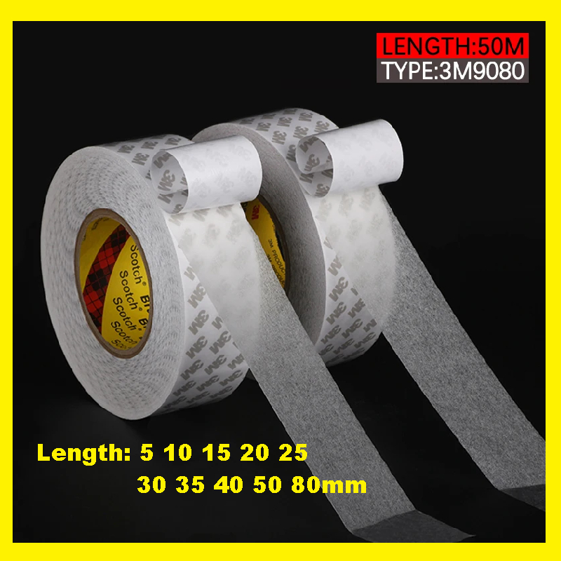 3M Double-Sided Adhesive Ultra-Thin Strong Sticky Tape - 5mm 10mm 15mm ...