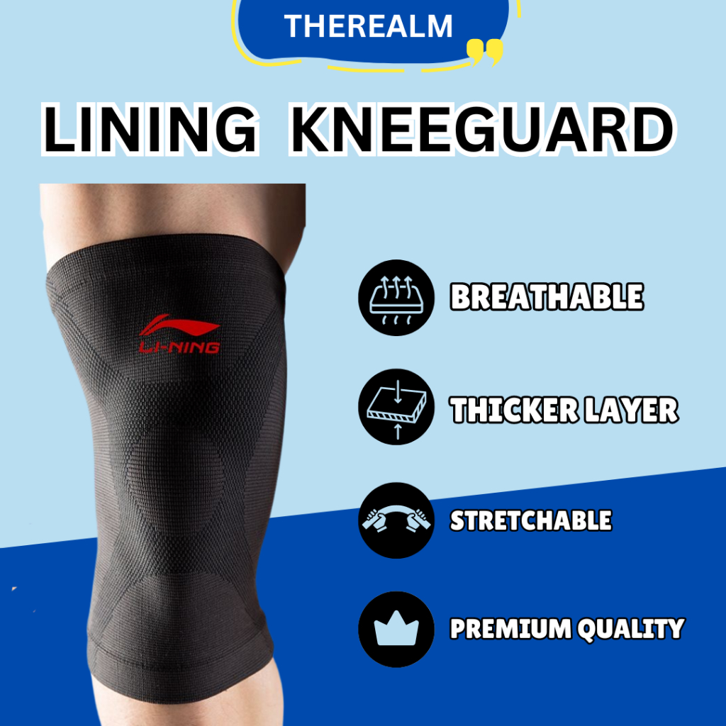 Realm LINING LI NING Knee Guard Pad Pads Protector Knee Brace Support ...