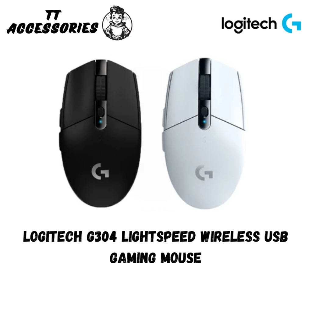 LOGITECH G304 Lightspeed Wireless USB Gaming Mouse - Black & White ...