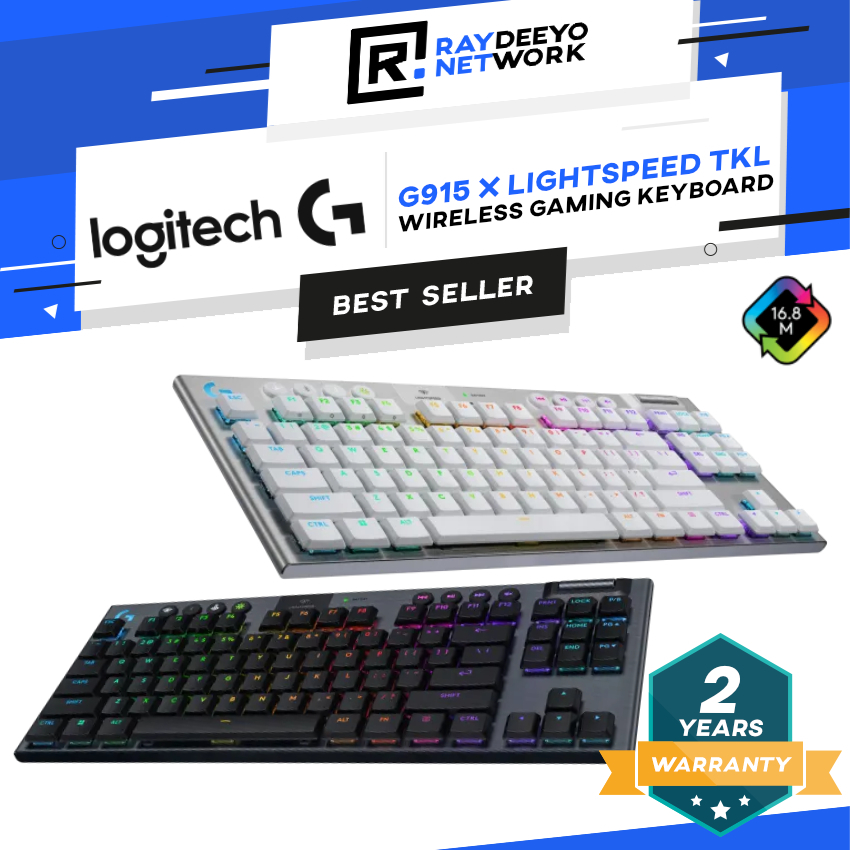 Logitech G915 X LIGHTSPEED TKL Wireless RGB Gaming Keyboard [TKL Layout ...