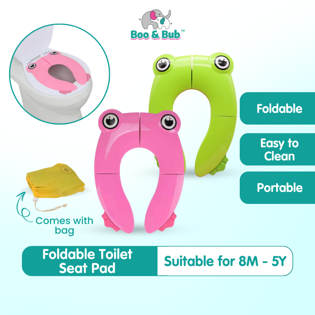 Boo&Bub Foldable Baby Toilet Seat Cover Kids Portable Cute Cartoon ...