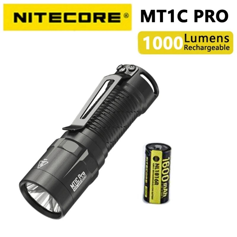 NITECORE MT1C Torch Light Flashlight 360 Meter 1000 Lumen Lampu Suluh ...