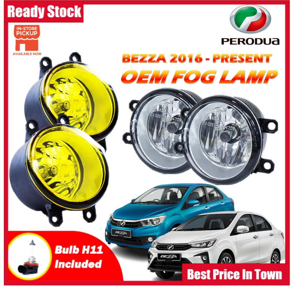 Perodua Fog Lamp BEZZA 2016-PRESENT Sport Light Car Fog Light H11 Led ...