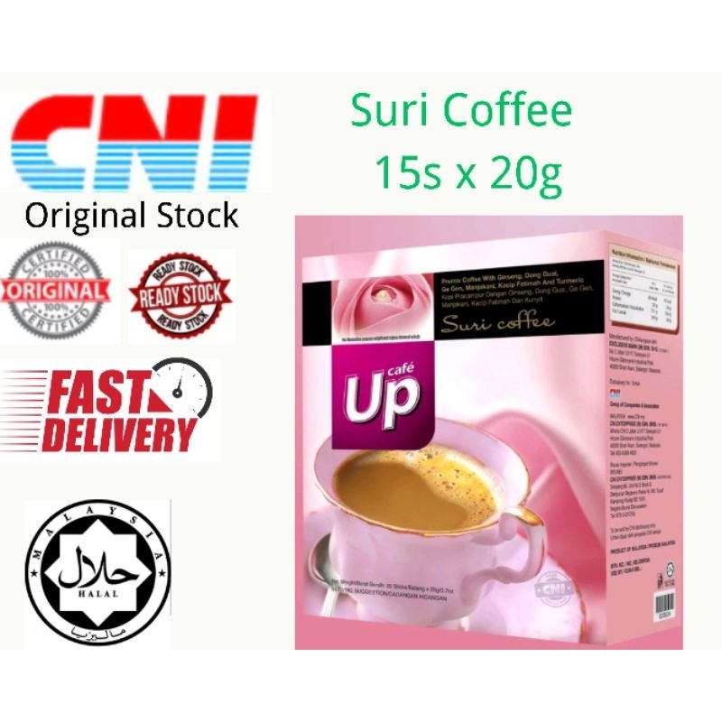 CNI Up Cafe Suri Coffee (15 sticks x 20 g) - Kopi Pre-Mix Khas Untuk ...