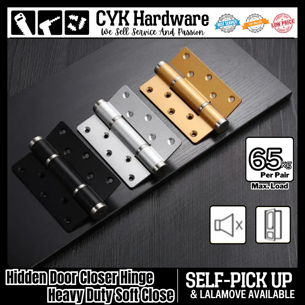 Heavy Duty 65kg Hidden Door Closer With Soft Close Soft Closing Door ...