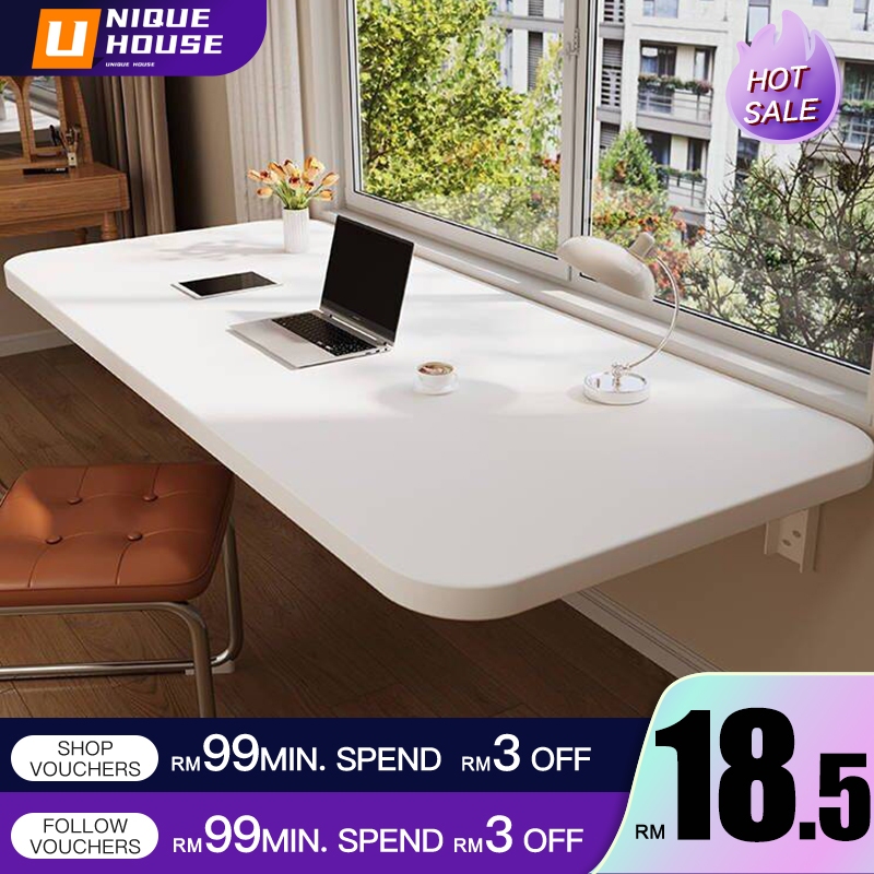 Wall Table Foldable Table Meja Lipat Dinding Wall Folding table Space ...