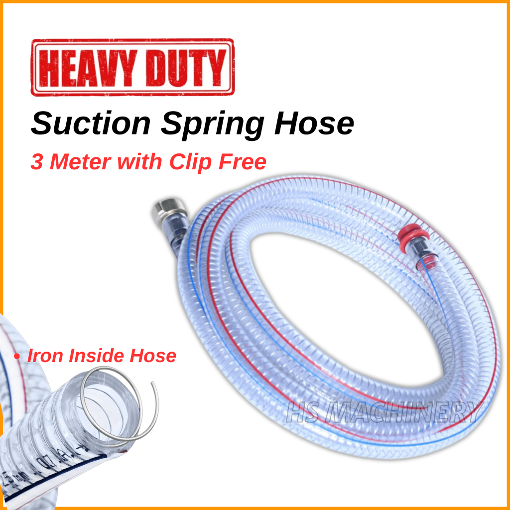 Heavy Duty 3M Spring Hose Suction Hose Plunger Pump Power Sprayer ...