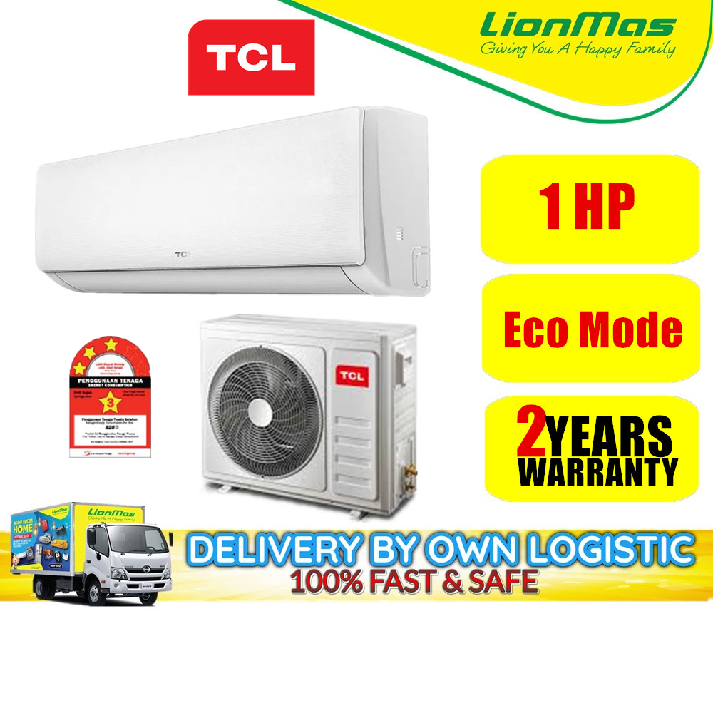 TCL 1HP Elite Plus Series Air Conditioner TAC-09CSD/XA73 Non-Inverter ...