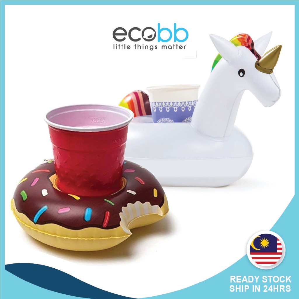 Swimming Pool Cup Float Inflatable Float Cup Pad Drink Holder Swimming ...