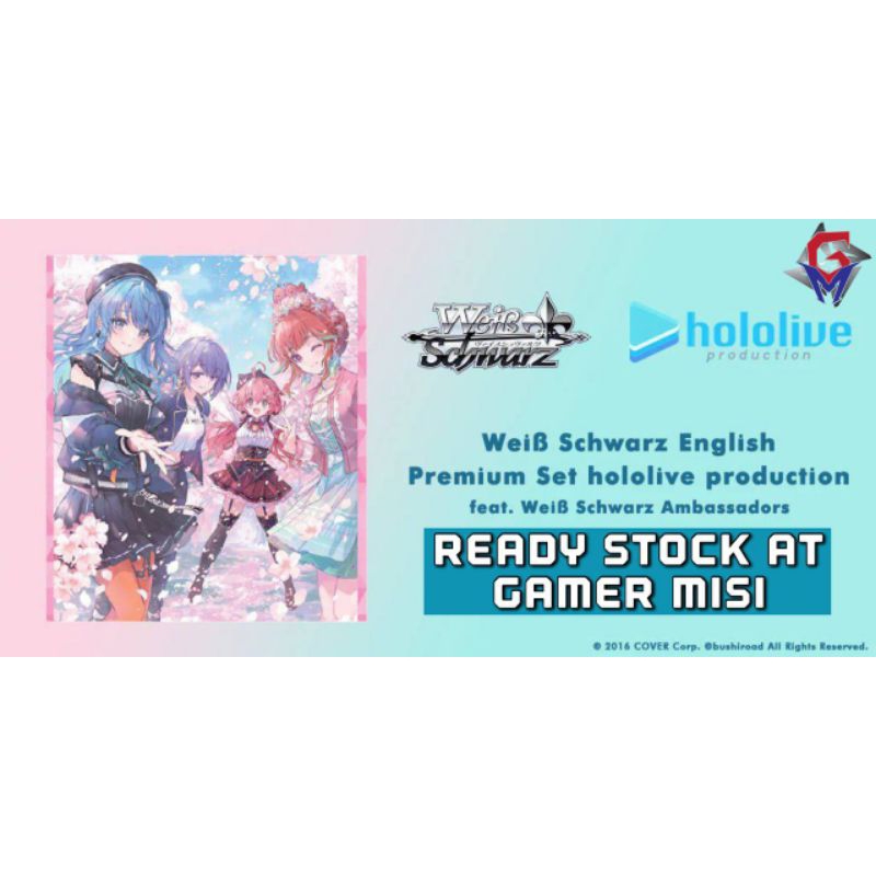 WEIB SCHWARZ : PS HOLOLIVE PRODUCTION AMBASSADOR (NEW) | Shopee Malaysia