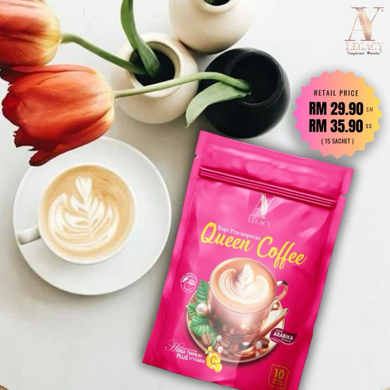 QUEEN COFFEE BY AY LEGACY 🔥KOPI UNTUK DALAMAN WANITA 🔥 | Shopee Malaysia