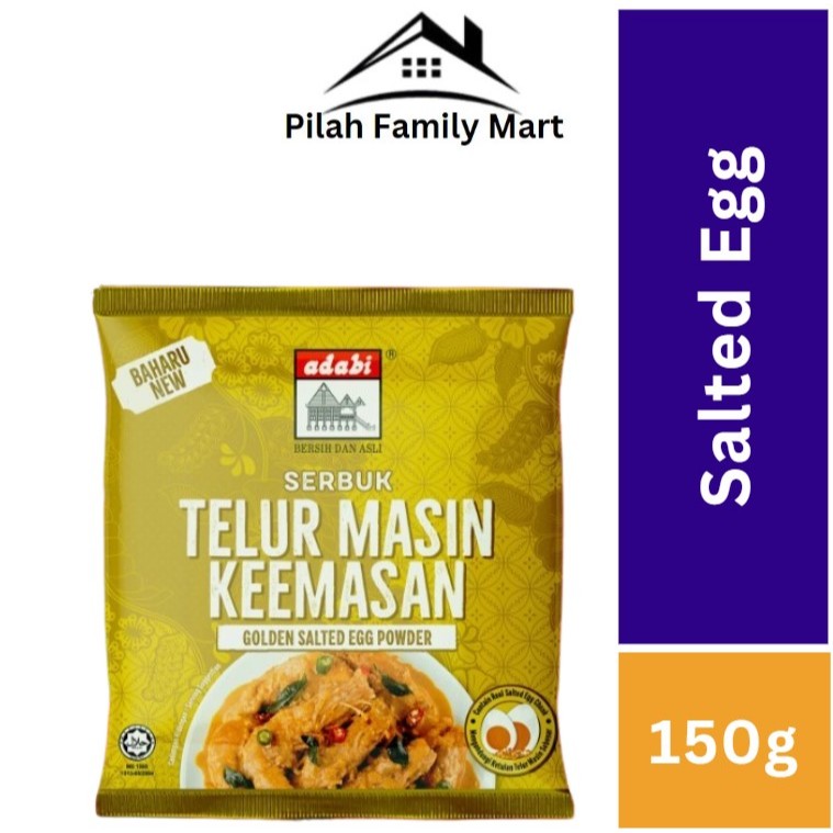 Salted Egg ADABI Serbuk Telur Masin 150g | Shopee Malaysia