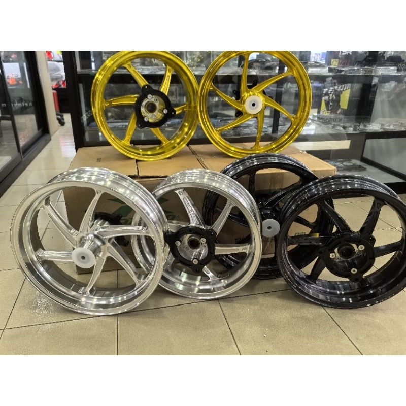RAPIDO X-MAX XMAX 250 CNC CASTING SPORT RIM (628) -3.50X15 FRONT /4 ...
