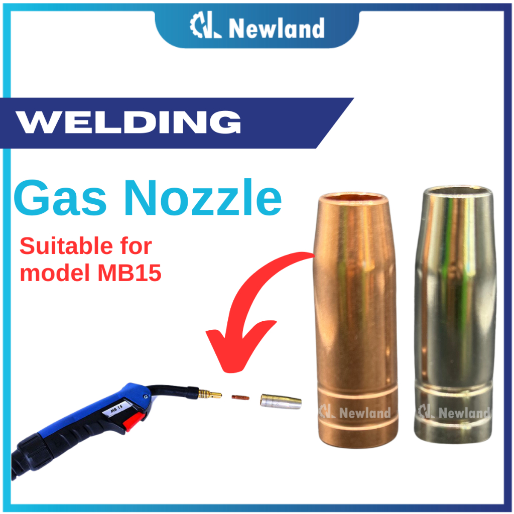 Mig Welding Nozzle MB15 Bronze / Silver | Shopee Malaysia