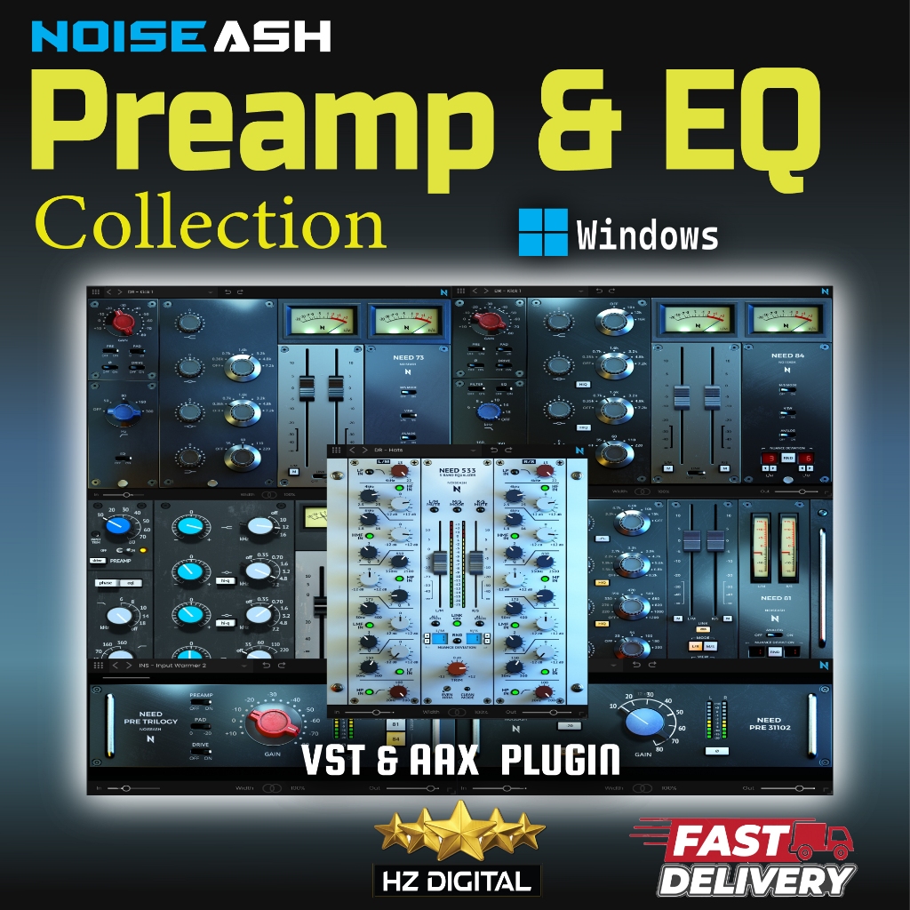 NoiseAsh NEED PREAMP & EQ COLLECTION Vst Aax Plugin For DAW | Windows ...