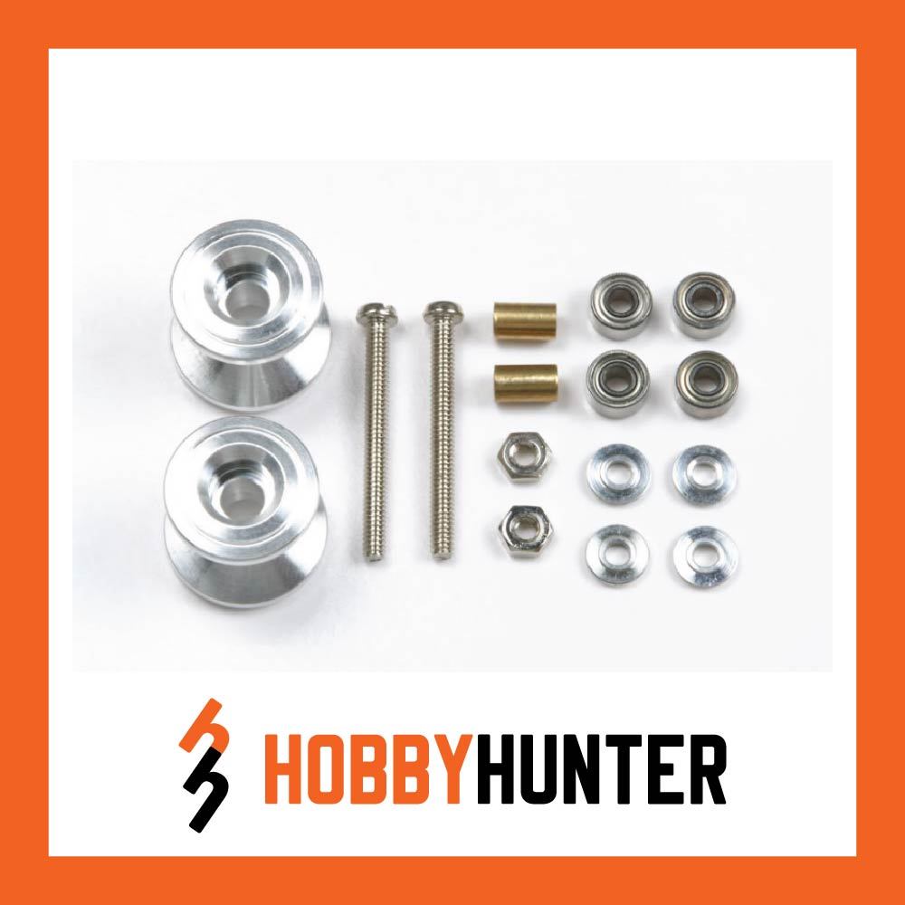 Tamiya Mini 4WD [15398] Double Aluminum Rollers (13-12mm) | Shopee Malaysia