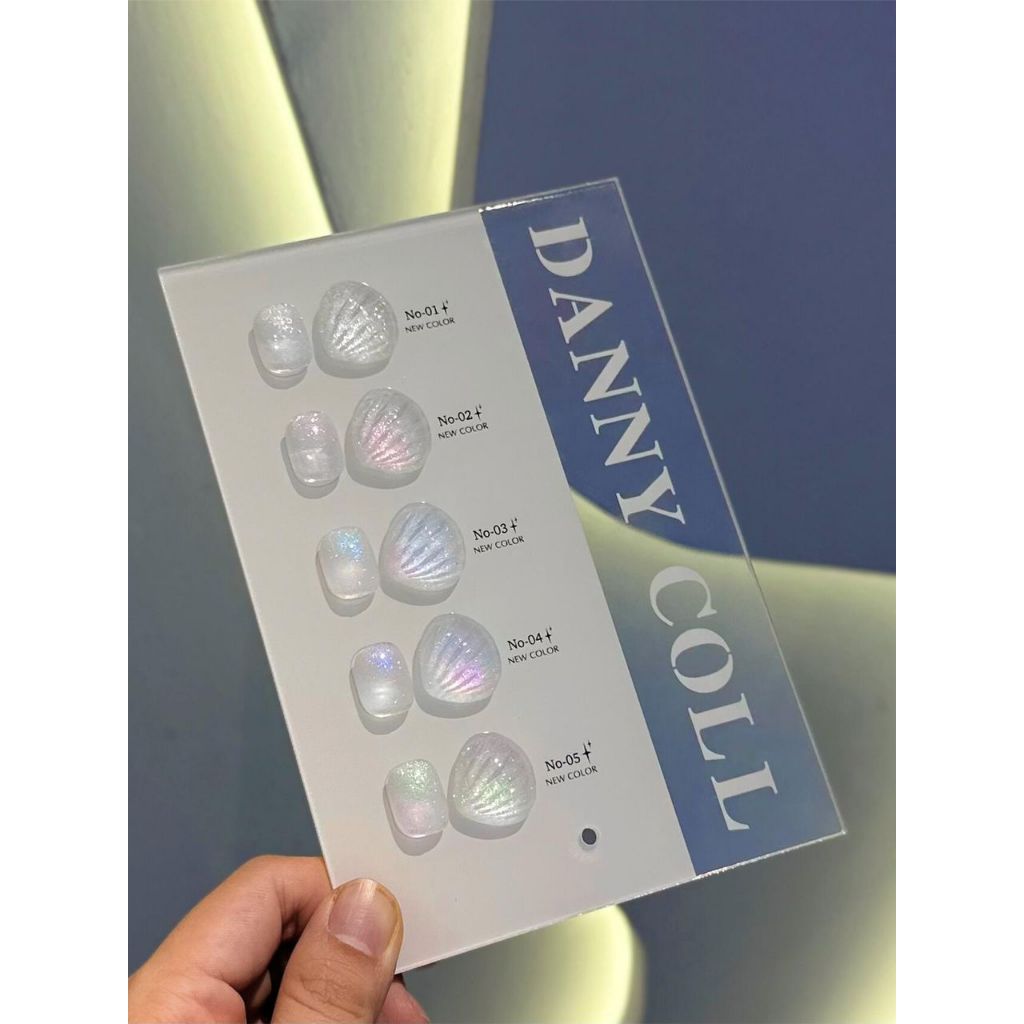 Danny Coll 5 color nail art gel polish 丹妮蔻 5色云母夜光胶 | Shopee Malaysia