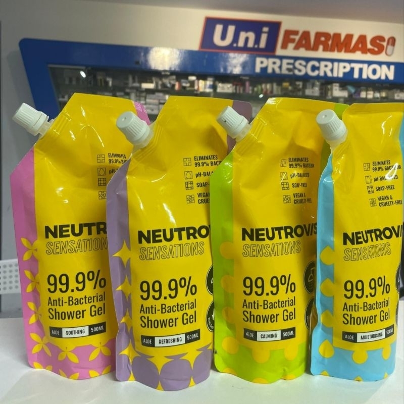 NEUTROVIS SENSATIONS ANTIBACTERIAL SHOWER GEL 500ML [ REFRESHING ...