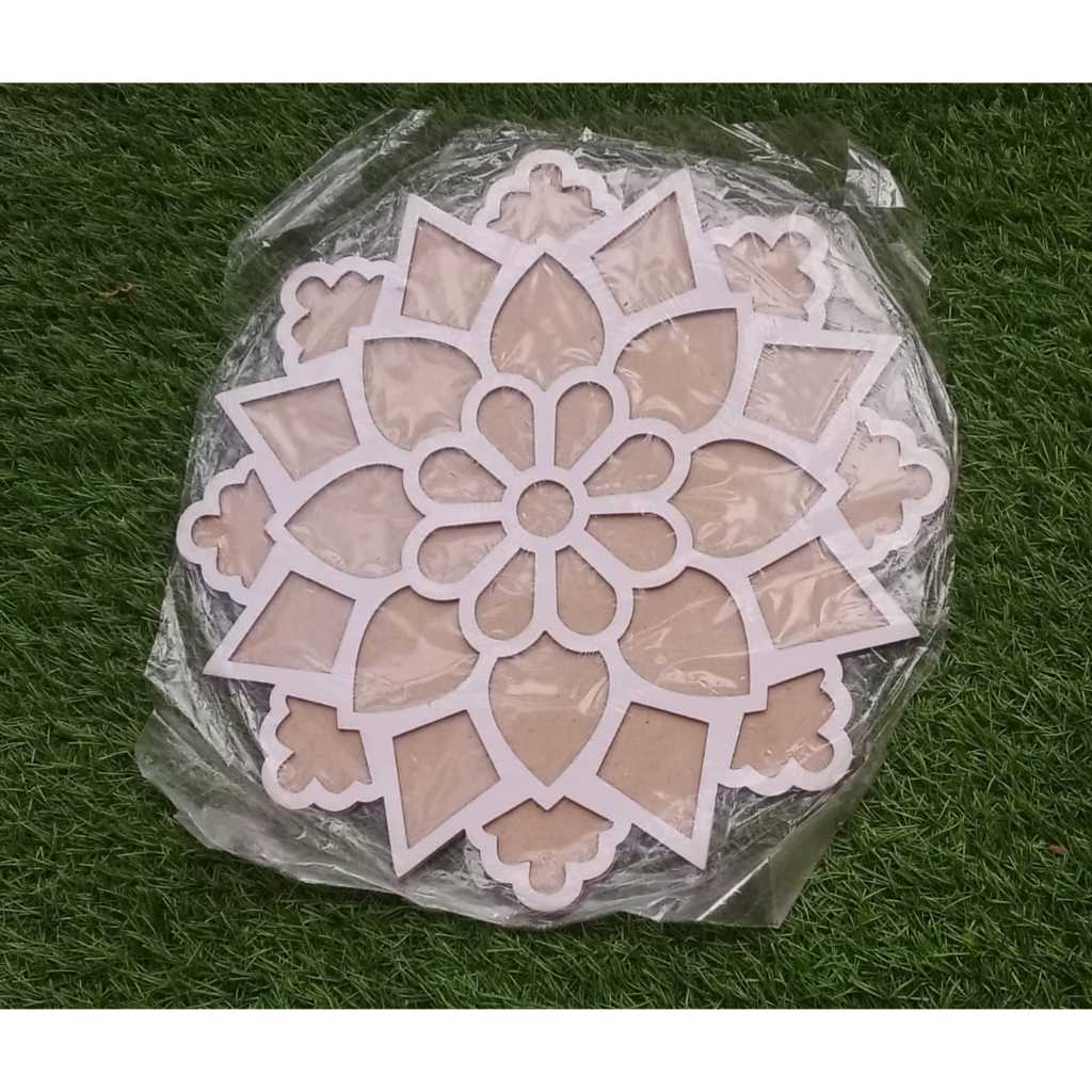 Portable Rangoli Stencil Mat Reusables Template For Rangoli Making On ...