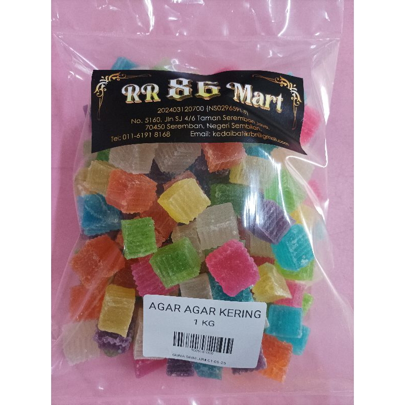agar agar kering perasa buah campuran 1 kg | Shopee Malaysia