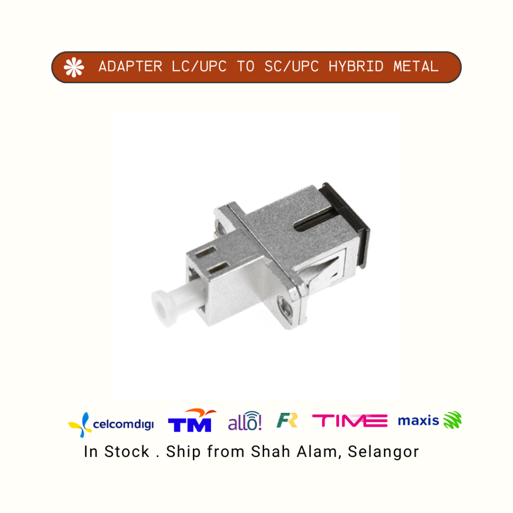 LC/UPC to SC/UPC Hybrid Metal Adapter | Shopee Malaysia