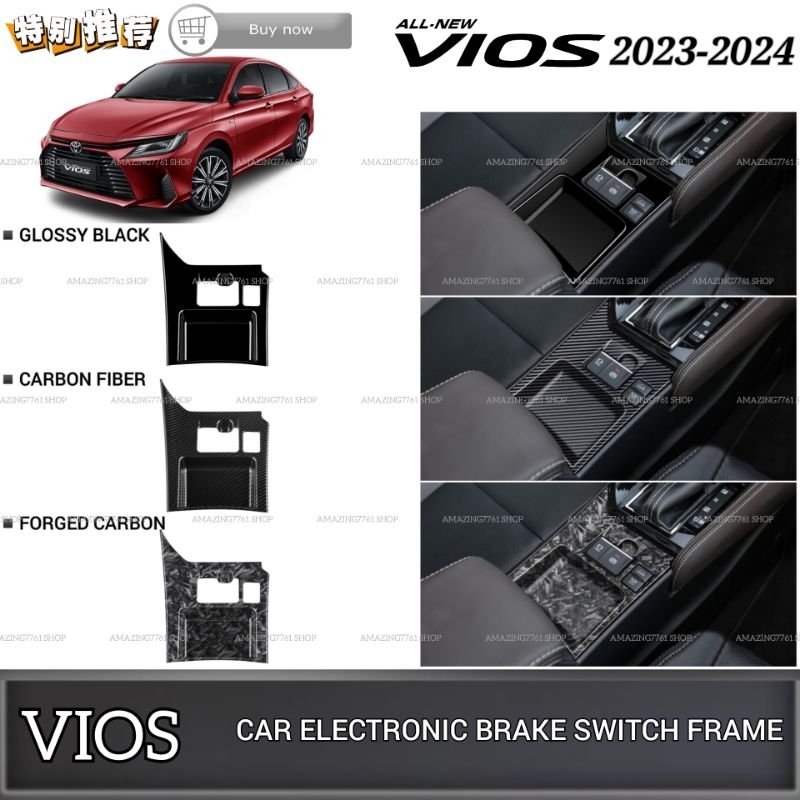 AMAZING TOYOTA NEW VIOS 2023-2024 CAR CENTER CONSOLE ELECTRONIC BRAKE ...