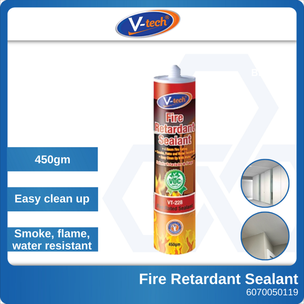 V-TECH Fire Retardant Sealant Wall Fire stop Sealant Acrylic VT228 ...