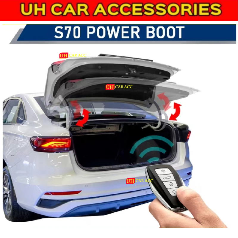 PROTON S70 Electric Auto Tailgate Power Boot Soft Close Bonet Belakang ...