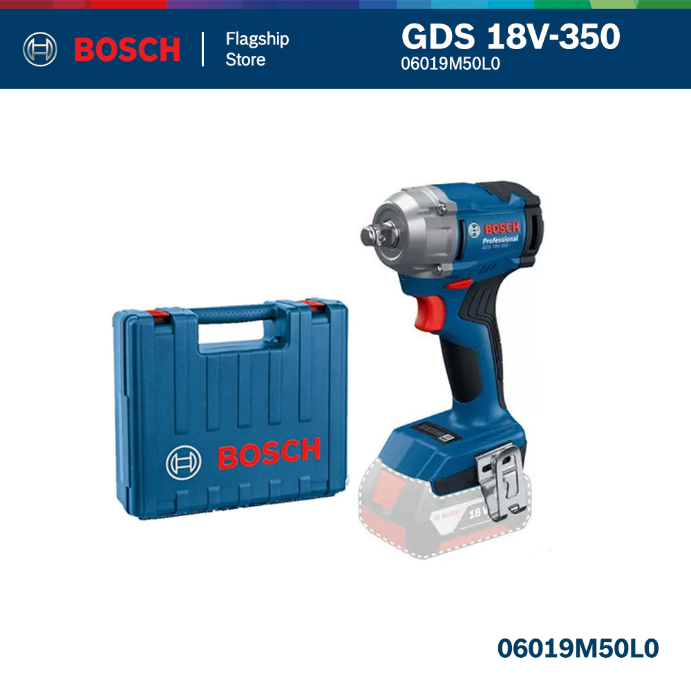 BOSCH GDS 18V-350 Professional Cordless Impact Wrench - 06019M50L0 | Shopee Malaysia