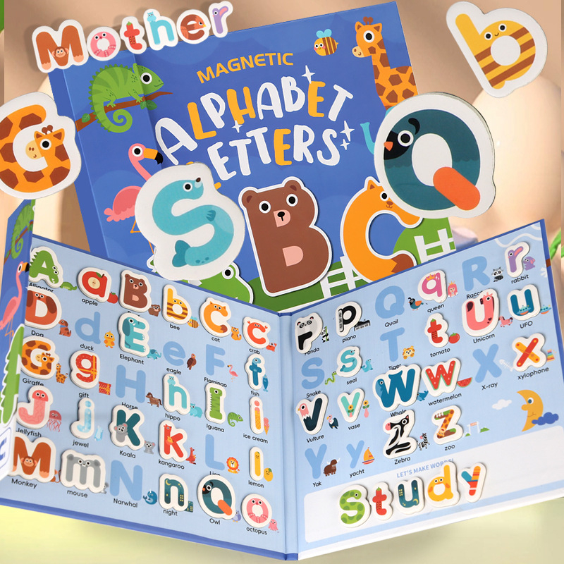Magnetic Educational Alphabet Game for Learning to Read ABC Word ...