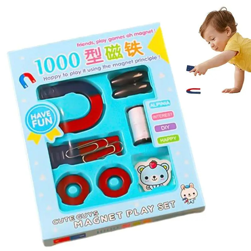U-shaped Magnet Set For Kids Science Magnets Experiment Physics Kit For ...