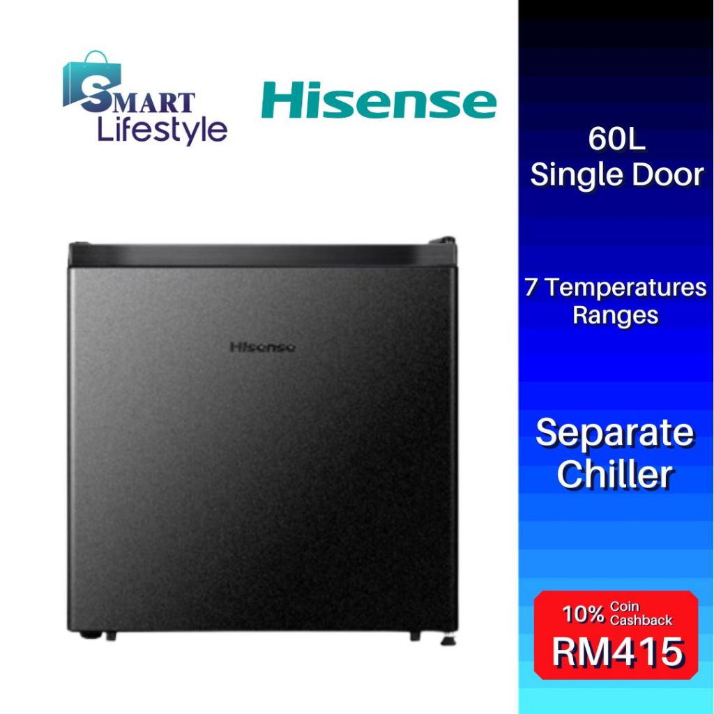 [FREE SHIPPING] Hisense 60L Single Door Mini Bar with 7 Temperature ...