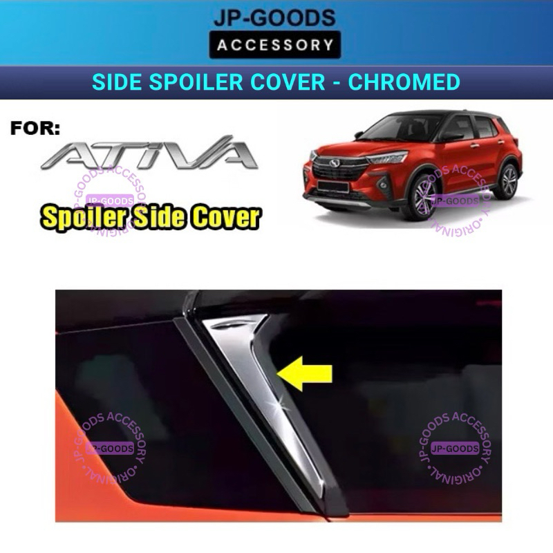 Perodua Ativa Rear Spoiler Chrome Garnish Accessories Exterior ...